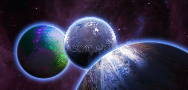 Several Planets in Outer Space, , Solar System Elements of this Image ...