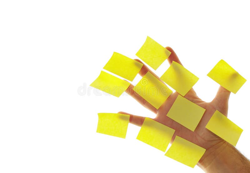 Posticks stock photo. Image of forgetfulness, yeloy, remember - 7514064
