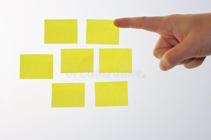 Posticks stock photo. Image of forgetfulness, yeloy, remember - 7514064