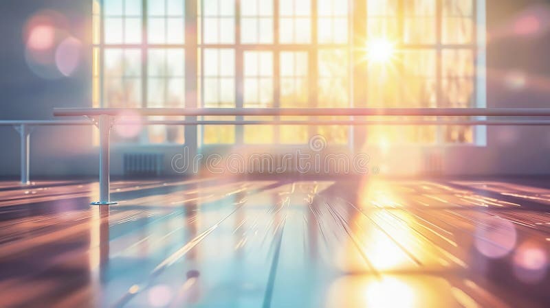 Several Professional Barres for Practicing Ballet Positions and ...