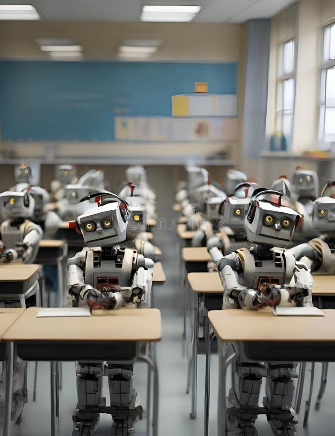 Several Robots are in the Room of Their Respective Classroom As ...