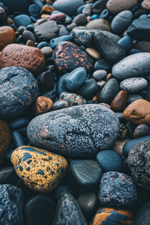 Cluster of Rocks Stacked Neatly Stock Illustration - Illustration of ...