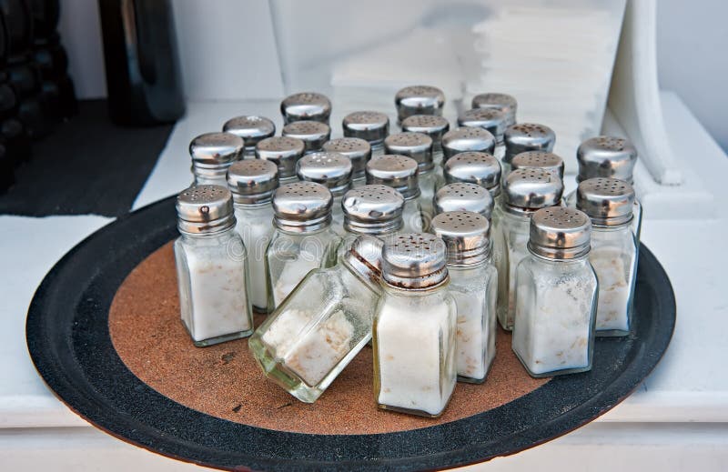 Several salt shakers stock image. Image of fabric, arrange - 50674045
