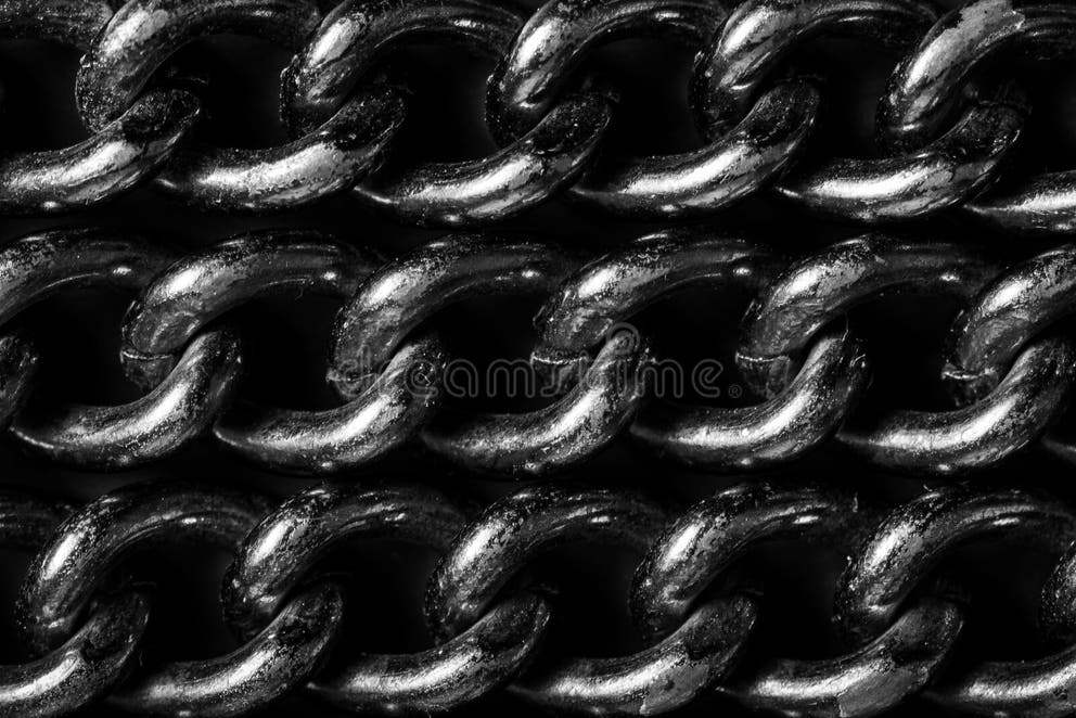 Several Silver Chains Next To Each Other Stock Image - Image of chain ...
