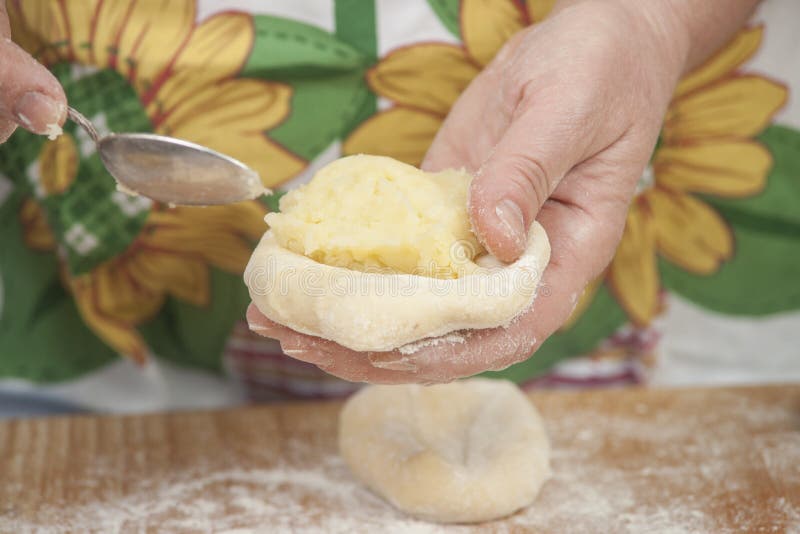 Several small patties stock photo. Image of herb, cream - 73804938