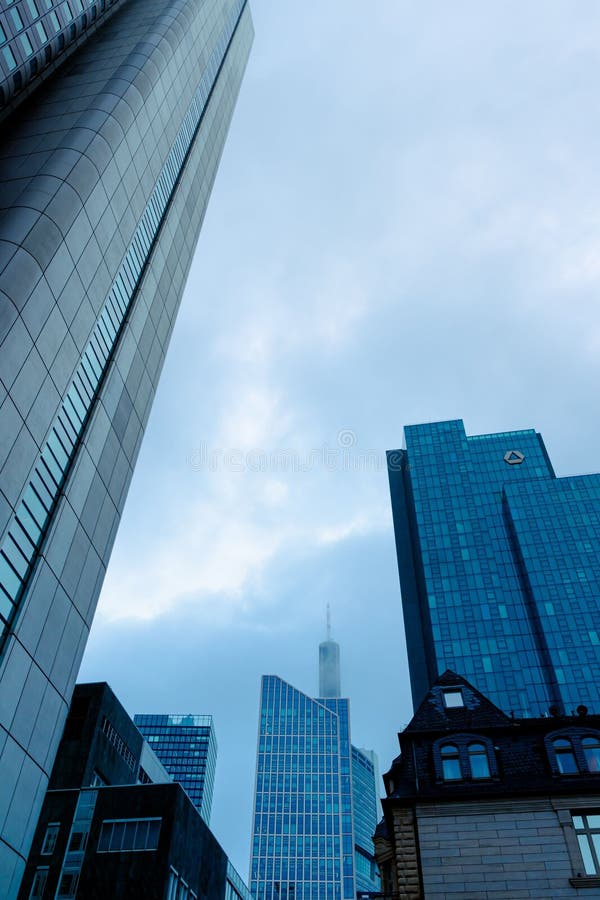 Several Tall Buildings with Skylights are Next To Each Other Stock ...