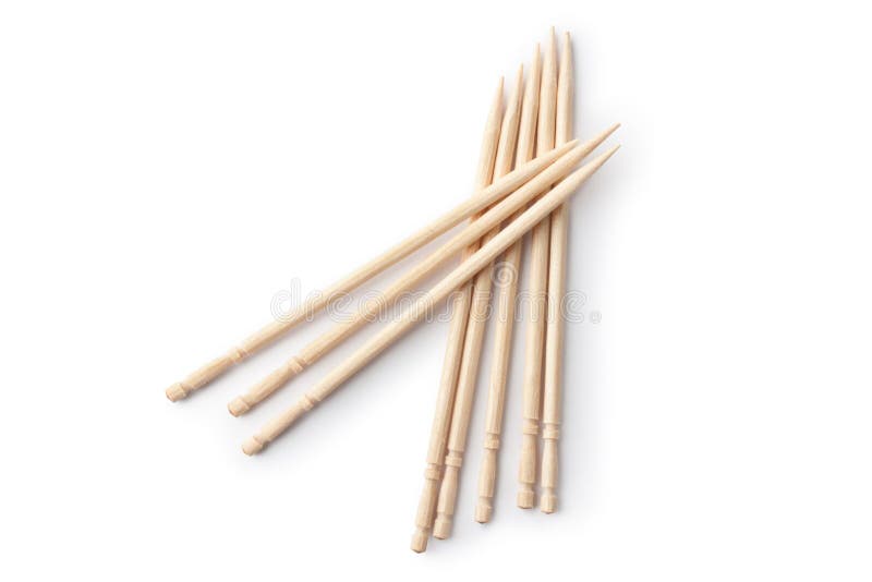 Several Toothpicks. Top View Stock Image - Image of wooden, sharp: 33388251
