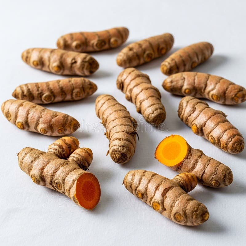 Several Turmeric Roots Stock Illustrations – 145 Several Turmeric Roots ...