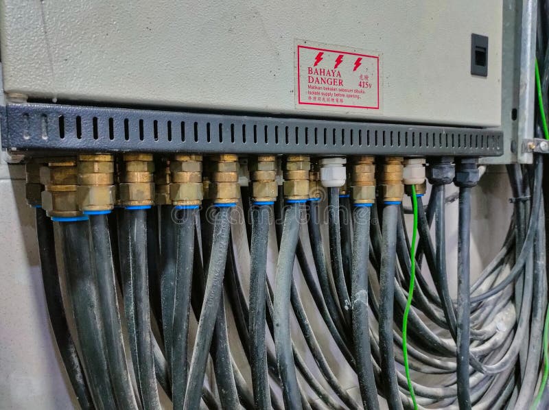 Several Types of Cables that Have Been Completed are Inserted into the ...