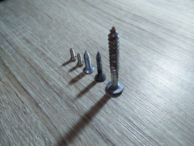 Several Types and Sizes of Nails Stock Image - Image of weapon, guitar ...