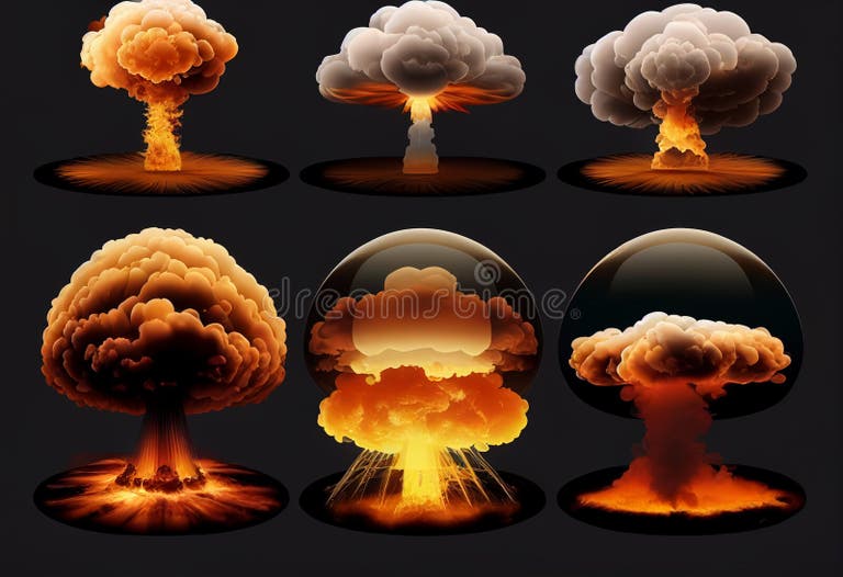 Atomic Explosion Ai Generated Stock Illustrations – 461 Atomic ...
