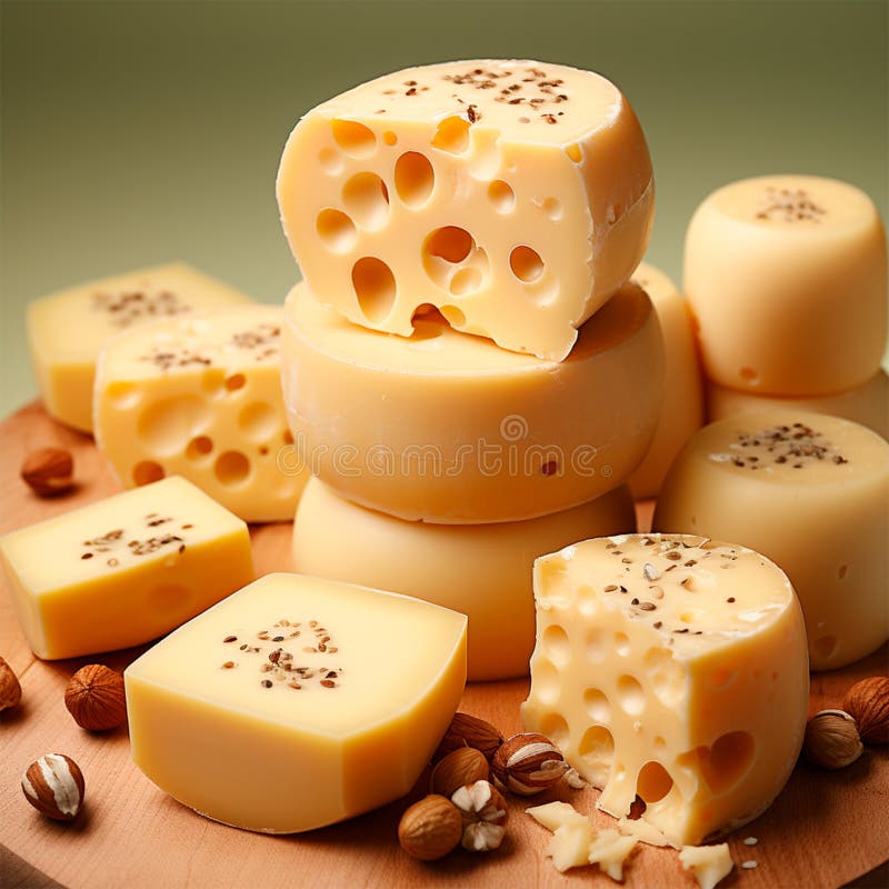 Several Varieties of Cheese, Elite Varieties of Cheese Made from Milk ...
