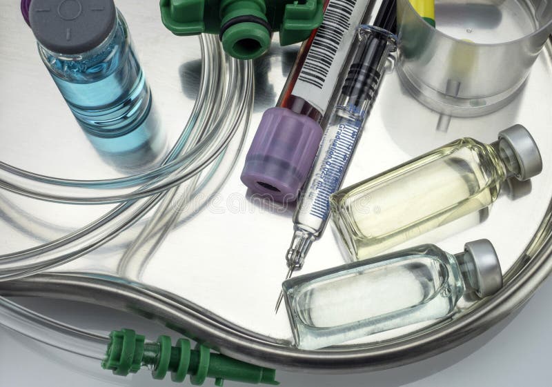 Several Vials with Different Medication in Hospital Stock Image - Image ...