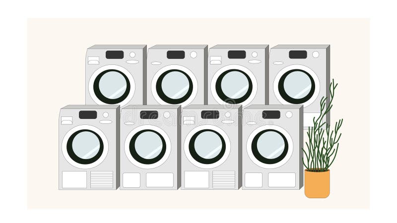 Drying Machines Stock Illustrations – 287 Drying Machines Stock ...