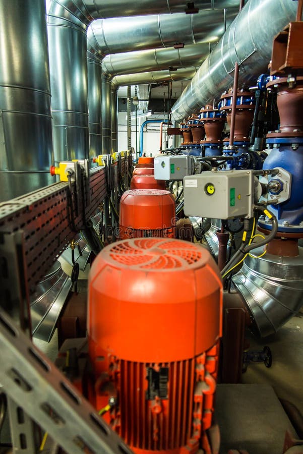 Several Water Pumps with Electric Motors Stock Image - Image of ...