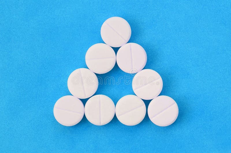 Capsule In Triangle Shape Warning Sign, Drug Safety Stock Photo - Image ...