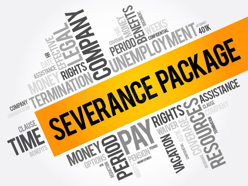 Severance Word Cloud Collage , Social Concept Background Stock Image ...