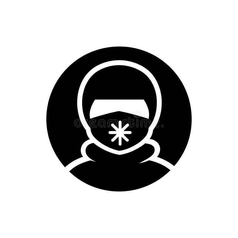 Severe Cold Warning Icon stock vector. Illustration of temperature ...