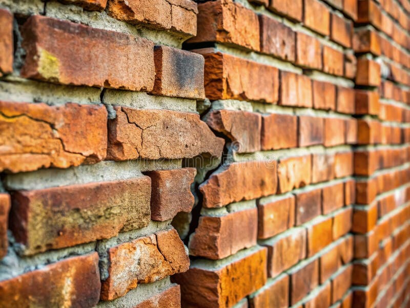 Severe Earthquake Damage Extensive Brick Wall Cracks Reveal Devastating ...