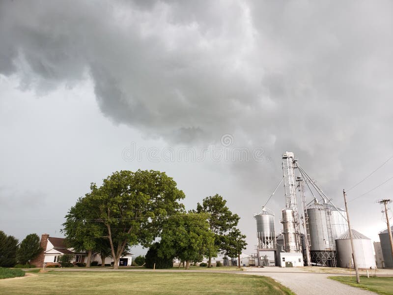 Severe storm stock photo. Image of severe, farm, country - 125570090
