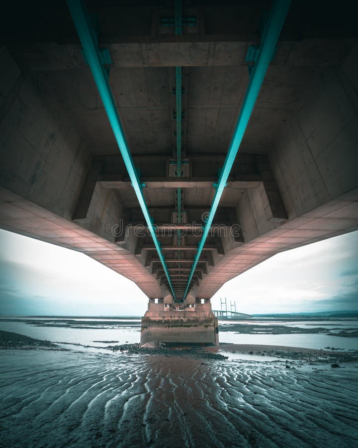 Severn Crossing stock image. Image of bridge, shot, blue - 99219183