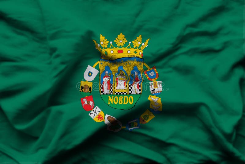 Sevilla Realistic Flag Illustration. Stock Illustration - Illustration ...