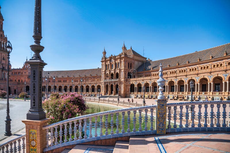 Sevilla downtown in spain editorial stock photo. Image of travel ...