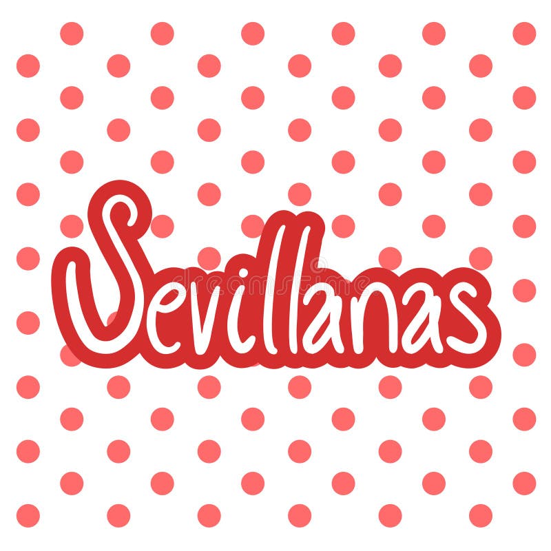 Sevillanas symbol stock vector. Illustration of sign - 110231619