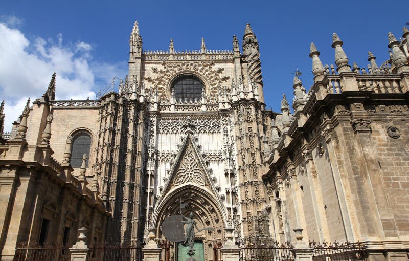 Seville stock image. Image of famous, architecture, religious - 17880891