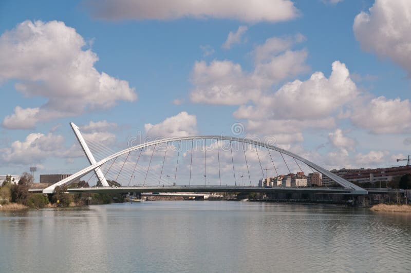 Seville Bridges editorial stock image. Image of architecture - 26499484