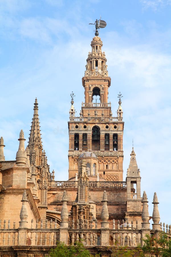 Seville cathedral stock image. Image of tower, travel - 24187599