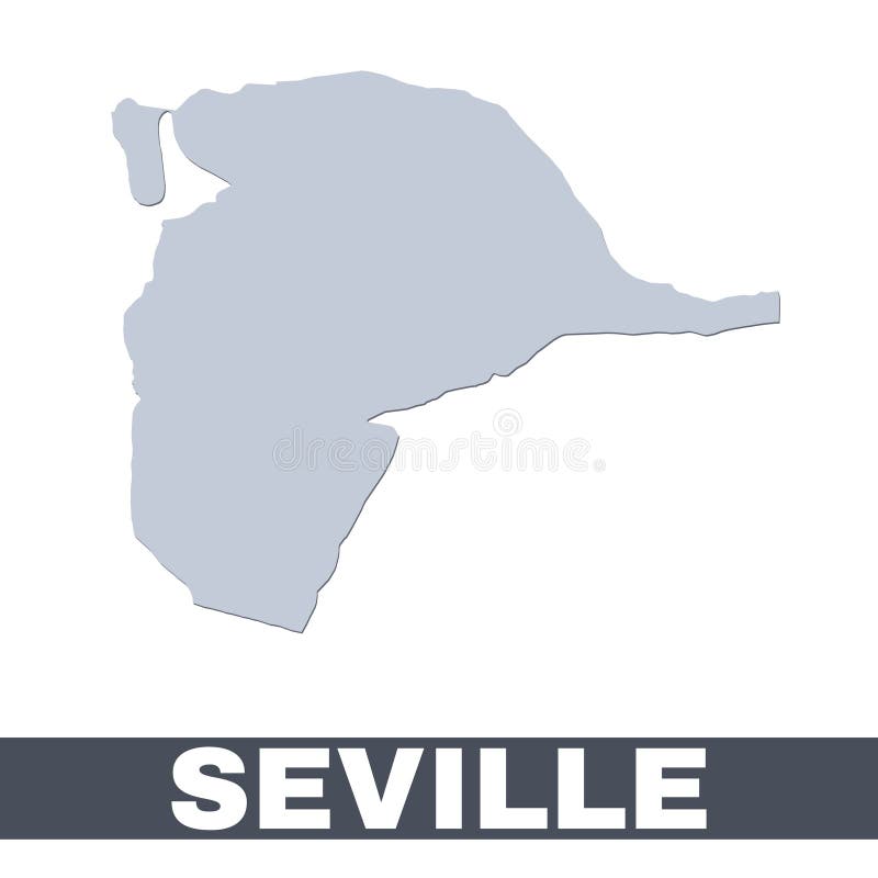 Seville Map Stock Illustrations – 581 Seville Map Stock Illustrations ...
