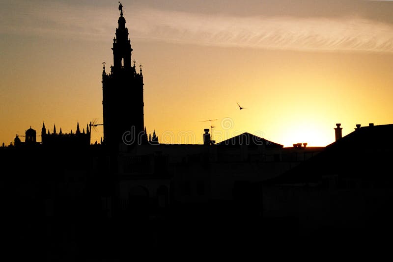 Seville sunset stock photo. Image of travel, andalucia - 12304832