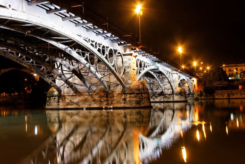 Sevillie, Triana Bridge Close Up Stock Photo - Image of road, landmark ...