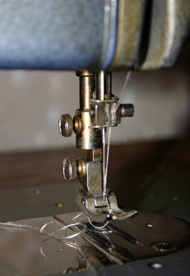 Seving mashine stock photo. Image of fabric, spike, sell - 249612