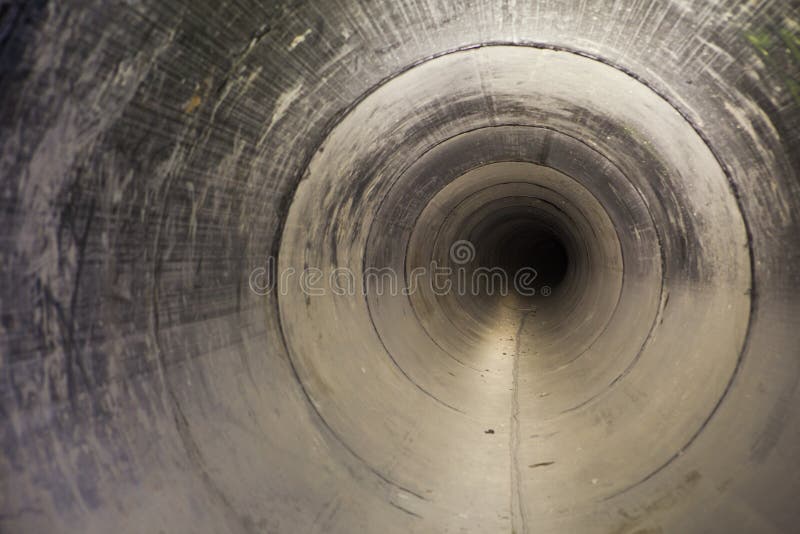 Sewage collector pipe stock image. Image of drain, empty - 37152837