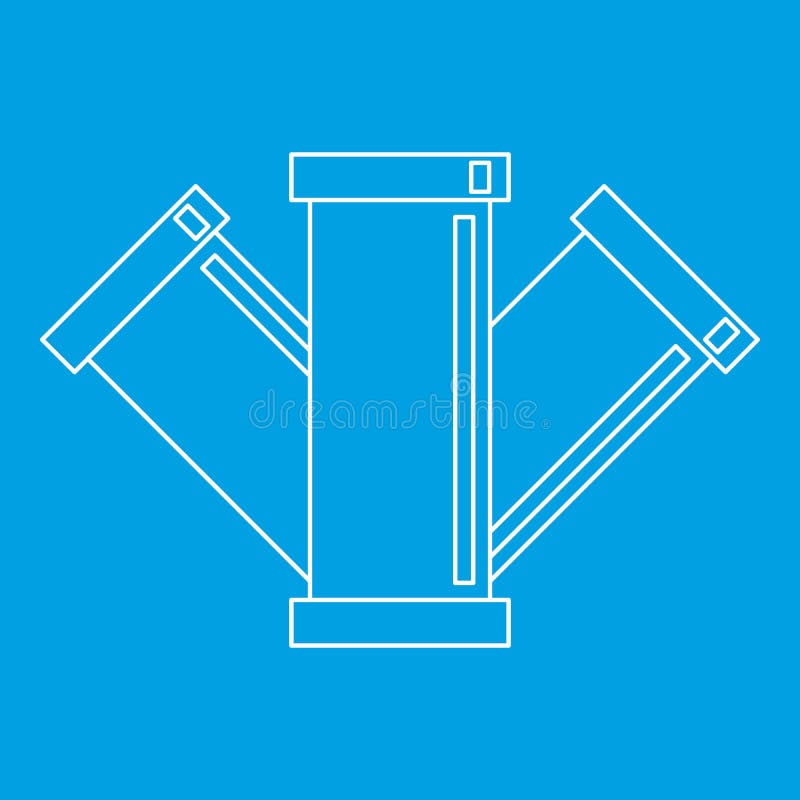 Sewage Pipe Icon, Outline Style Stock Vector - Illustration of pieces ...