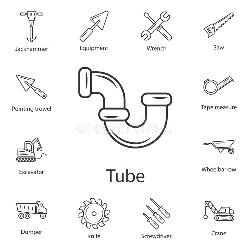 Sewage Pipe Icon. Simple Element Illustration. Sewage Pipe Symbol ...