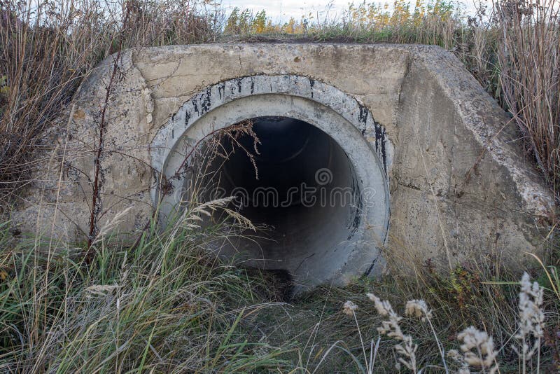 Sewage pipe stock photo. Image of metal, environment - 169530488