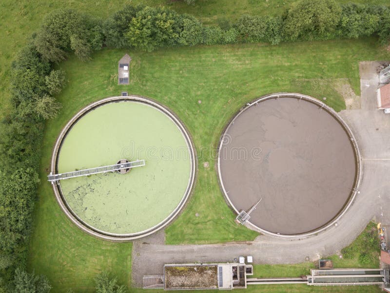 Sewage treatment plant stock photo. Image of ecosystem - 96994558