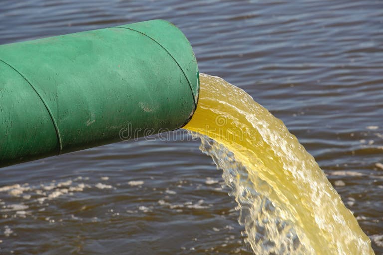 Sewage waste pipe stock image. Image of flowing, industrial - 29021325