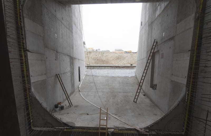 Sewer Construction in Hydraulic Engineering Stock Photo - Image of ...