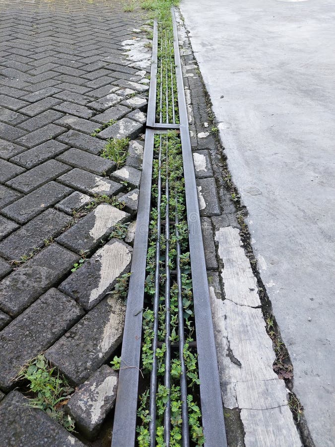 Sewer Cover stock photo. Image of pipe, roof, water - 240026186