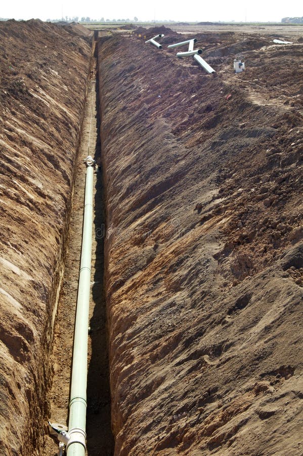 Sewer Line stock image. Image of tube, building, construction - 398541