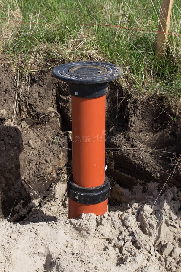 Sewer Pipe stock photo. Image of land, tube, earth, pipe - 27763502