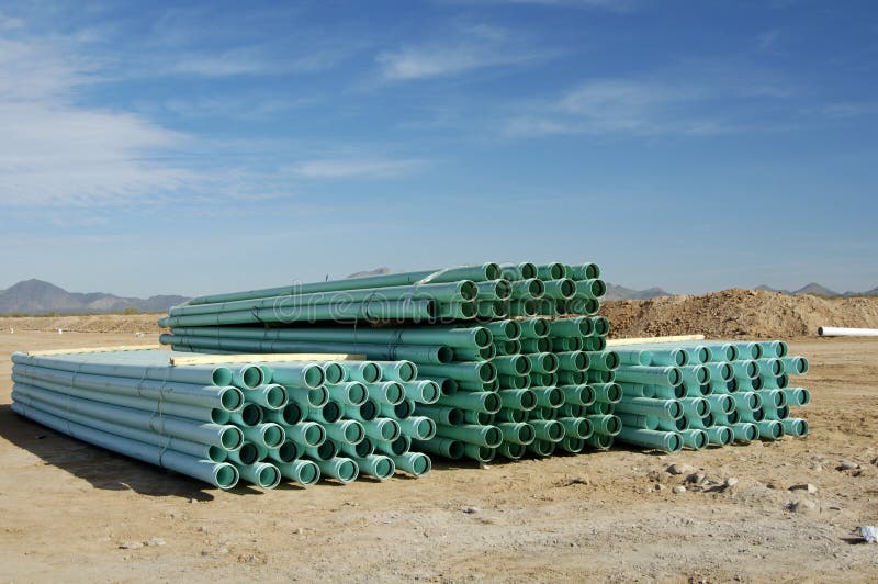 Sewer Pipe stock photo. Image of sewer, houses, pipe, residential - 495294