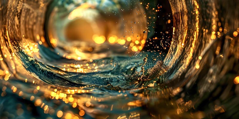 A Sewer Pipe, Dirty Water Inside Stock Image - Image of engineering ...