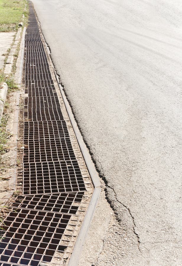 Sewer stock photo. Image of colors, pour, rain, grid - 229225678