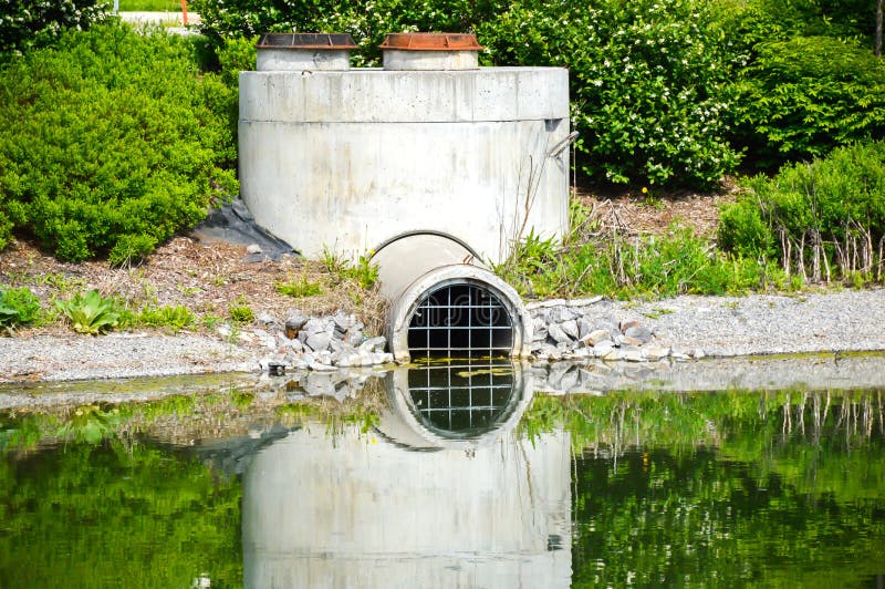 Sewer system. stock photo. Image of sewerage, wall, urban - 27762822
