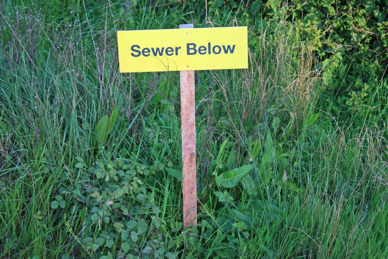 Sewer warning sign stock image. Image of site, warning - 91902533